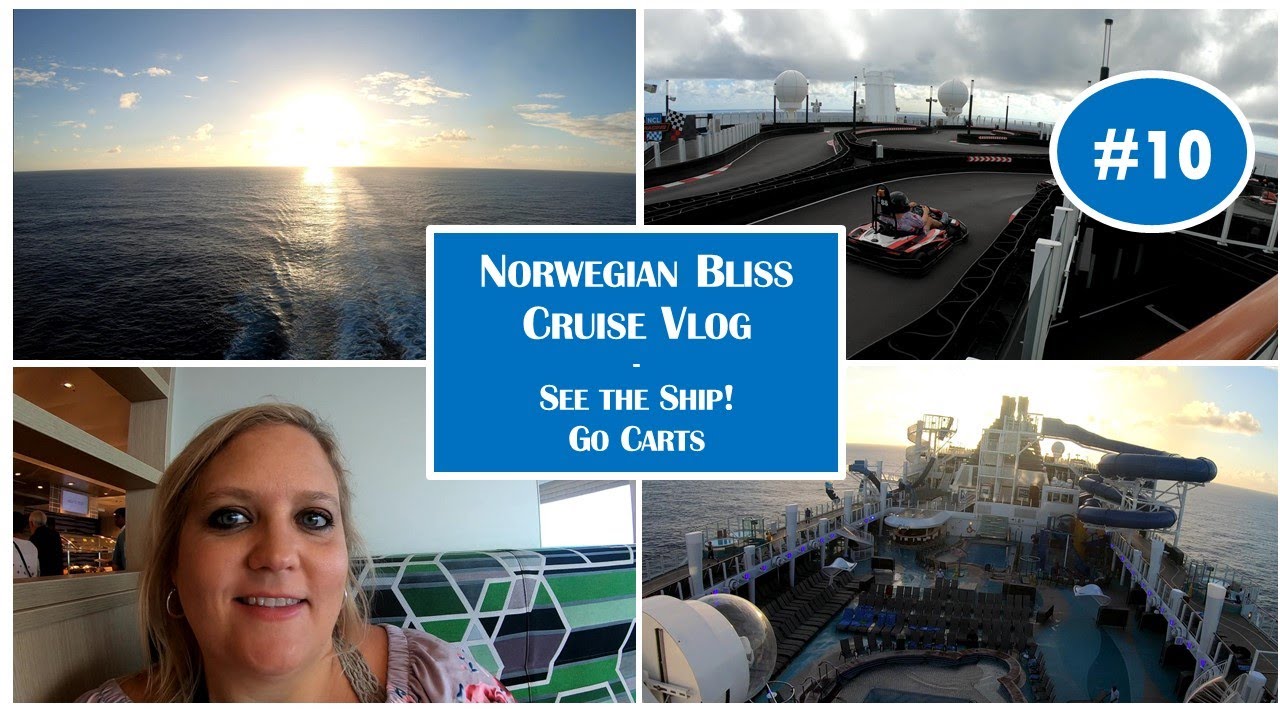NCL Bliss | Caribbean Cruise Ship Tour - Go Carts! - YouTube