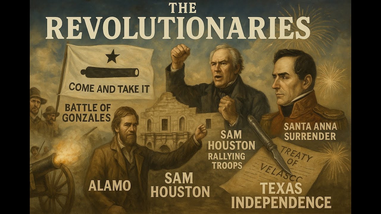 The Revolutionaries: Key People of the Texas Revolution💥🏰⚔️(Unit 5 ...