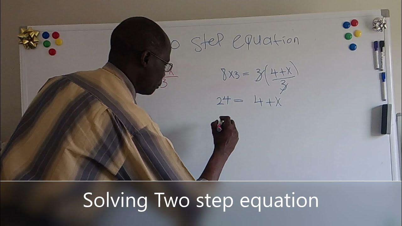 Basic Algebra: How to Solve Two-Step Equations | Step by Step Algebra ...