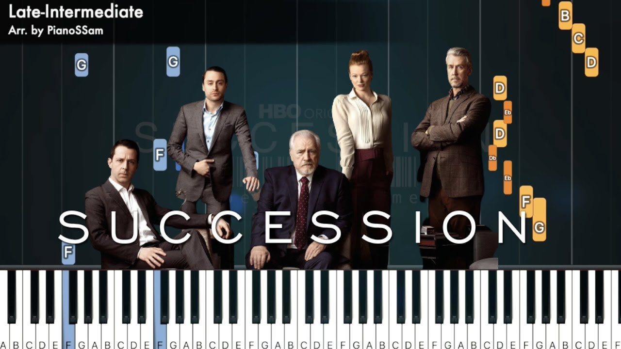 [Late-Intermediate] Succession Opening Theme - Succession(HBO) | Piano ...