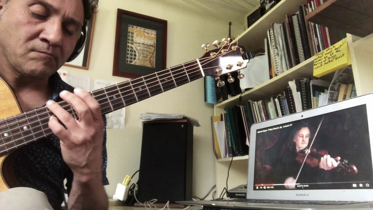 Patsy Geary's Jig - Lucas Michailidis with guest Martin Hayes! - YouTube