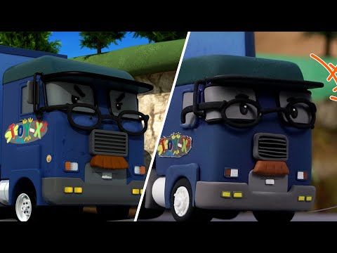 Truck X Ortaya Çıktı! | Gerçek Hayatta POLI | Çocuklar için Oyuncak | Robocar POLI çizgi film