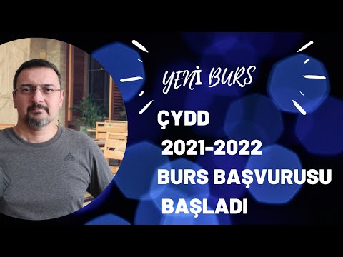 9 AY BOYUNCA  320TL BURS BAŞVURUSU BAŞLADI (ÇYDD BURSU)