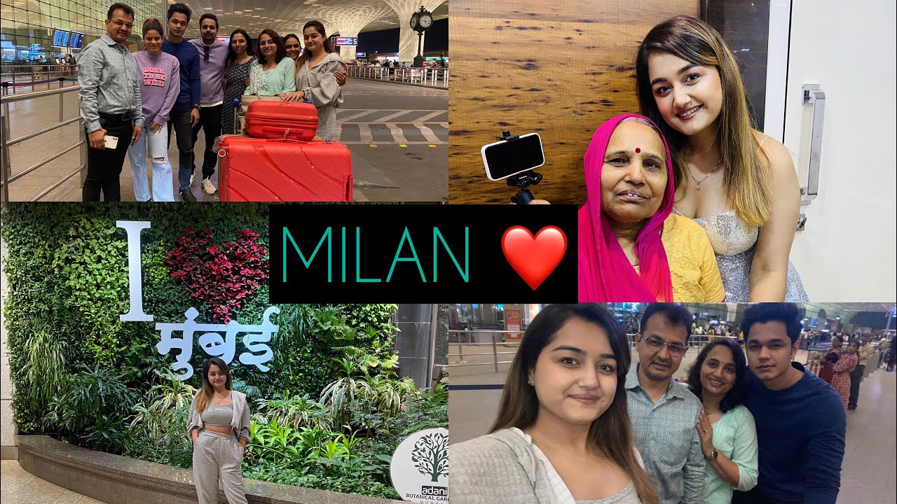 I'm going to MILAN ️🍷 / See of party / vlog / Italy calling / Family ...