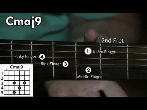 Cmaj9 Guitar Chord