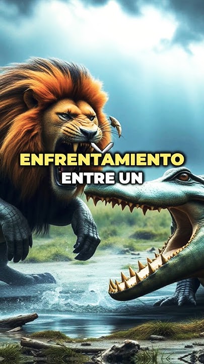 ¿Quién Gana? Cocodrilo vs León: La Batalla Más Letal del Reino Animal #cuentosinfantiles #parati ...