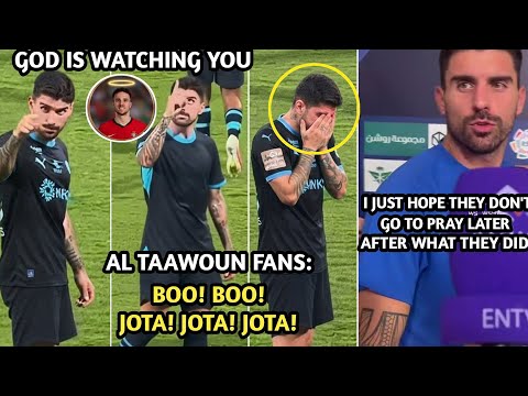 Al Taawoun Fans mock Diego Jota Death By Targeting Ruben Neves - Ruben Neves Said God Watching Them