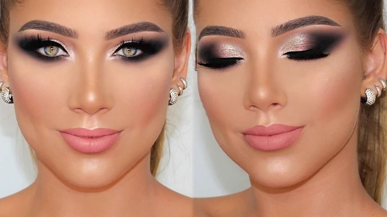 Glam Holiday Neutral Makeup Tutorial Melissa Samways | Makeupview.co