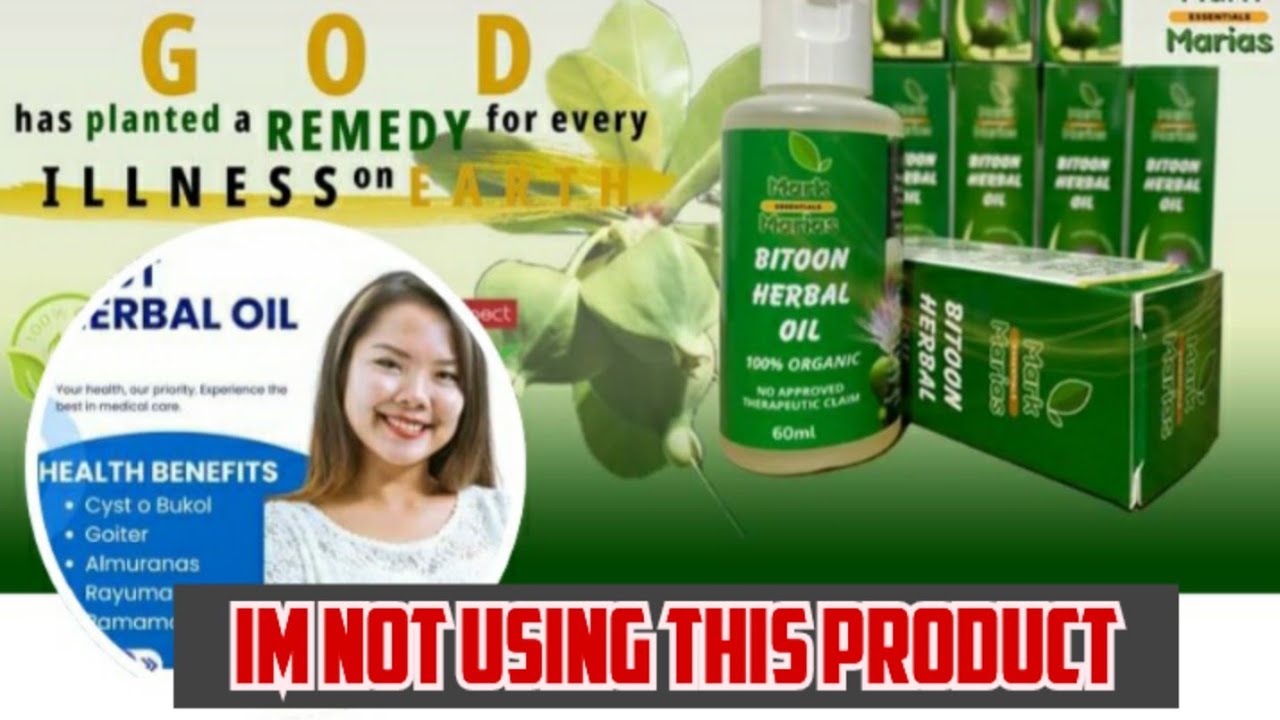 HINDI AKO GUMAMIT NG BITOON HERBAL OIL - YouTube