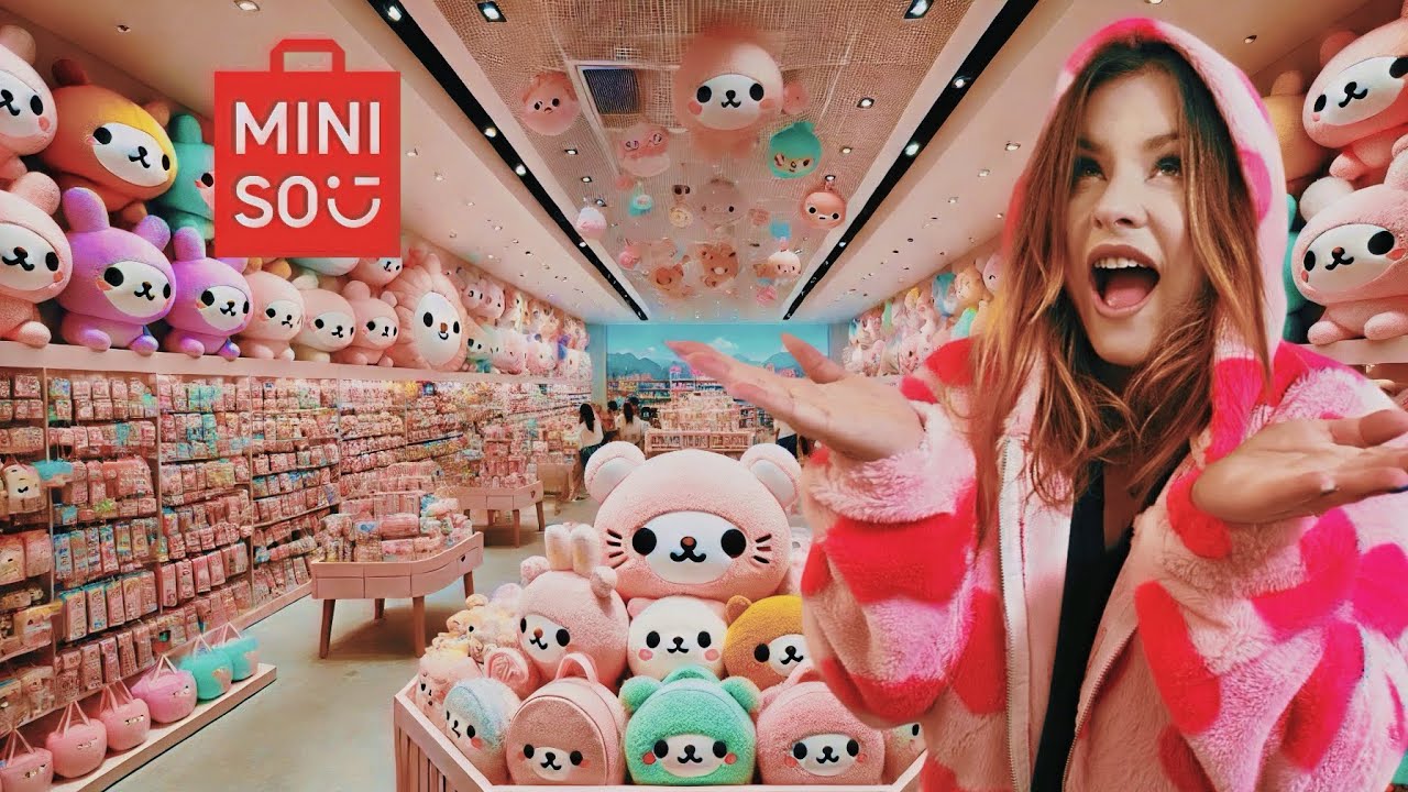 J’ai Visité le PLUS GRAND MINISO d’Orlando ! Peluches et Mode Kawaii à ...