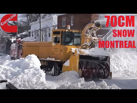 ️70CM Extreme Snow Removal Montreal 2025 #16 ️1976 SMI 7200 Blower ...