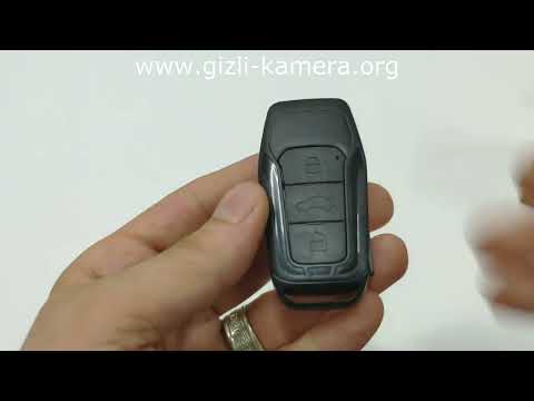 Gece Görüşlü Volkswagen Toyota anahtarlık gizli kamera kullanım videosu car