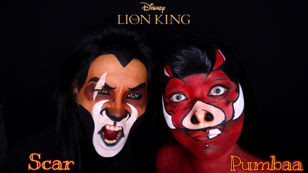 ĐỈNH CAO HÓA TRANG THÀNH NHÂN VẬT THE LION KING | SCAR - PUMBAA (the ...
