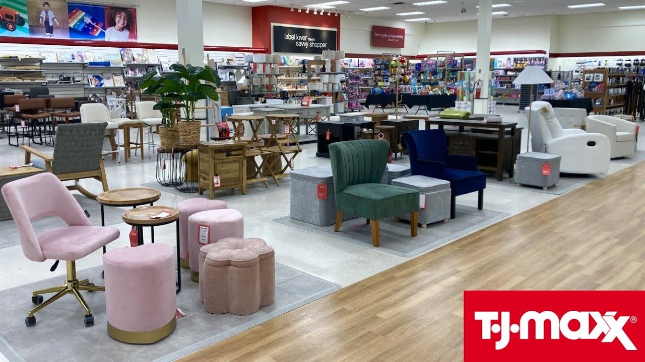 TJ MAXX SHOP WITH ME FURNITURE ARMCHAIRS TABLES EASTER DECOR HOME DECOR ...