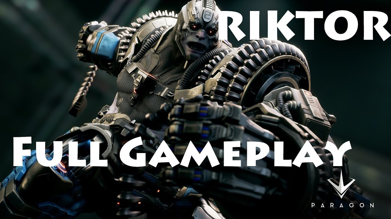 Paragon Riktor SOLO First Full Gameplay | 1440p @ 60fps | SOLO vs AI ...