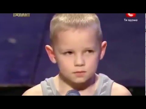Sergej Evplov Ukraine talent show, amazing 7yo kid - YouTube