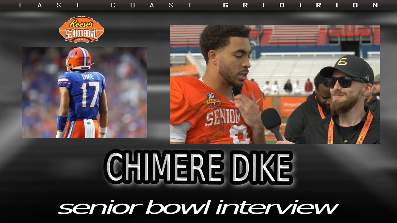 Chimere Dike Interview | Senior Bowl | Florida, WR - YouTube