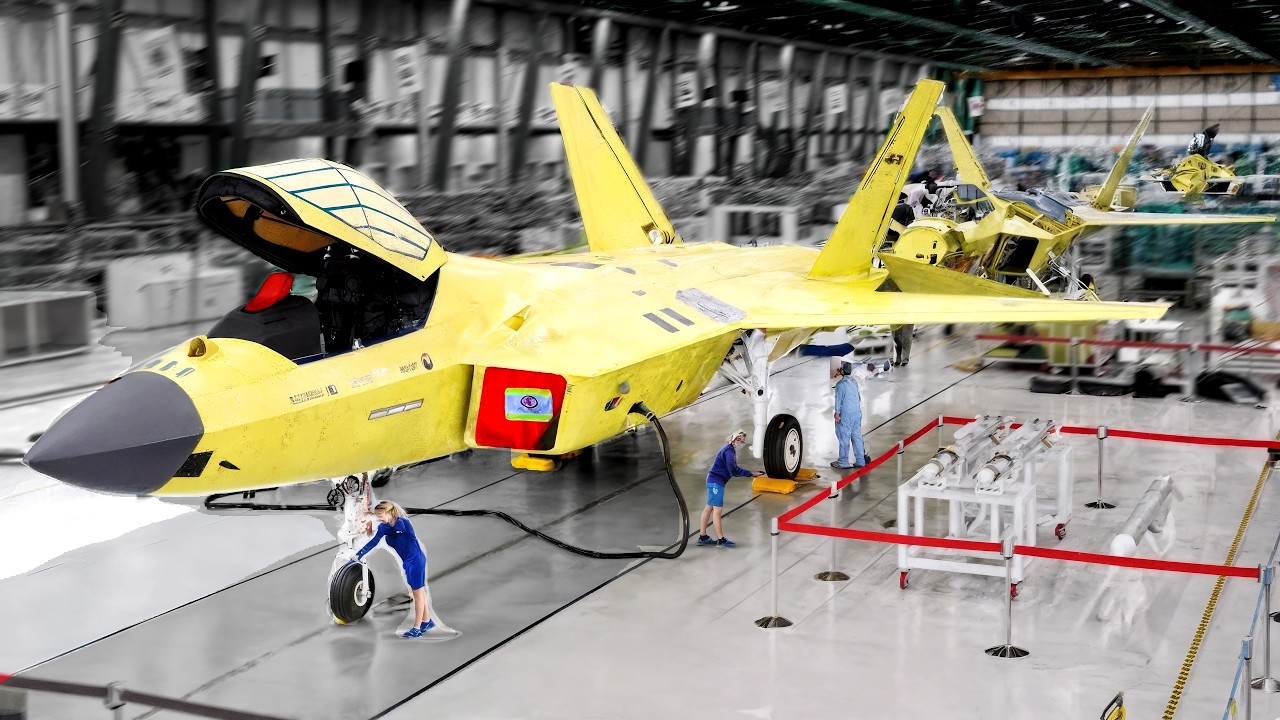 Top-Secret Fighter Jet Factory US F-35 Production line & Manufacturing ...