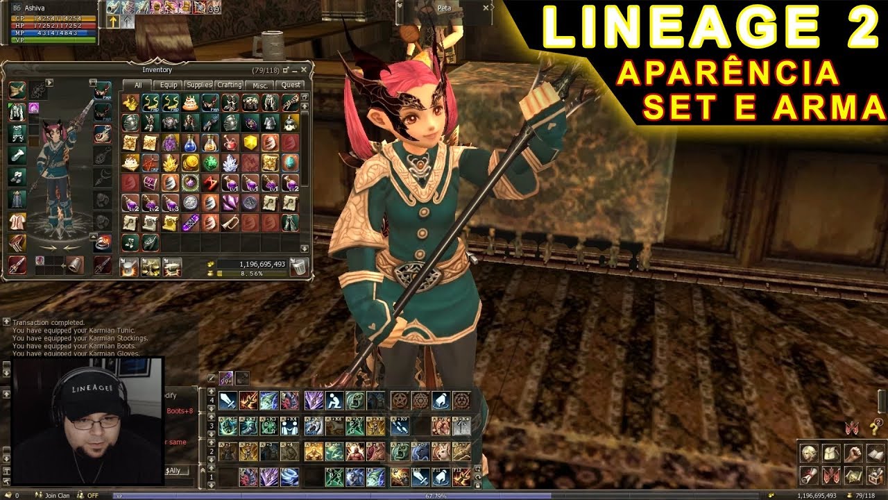 Lineage 2 - Como mudar aparência do set e da arma (appearance l2) Guia ...