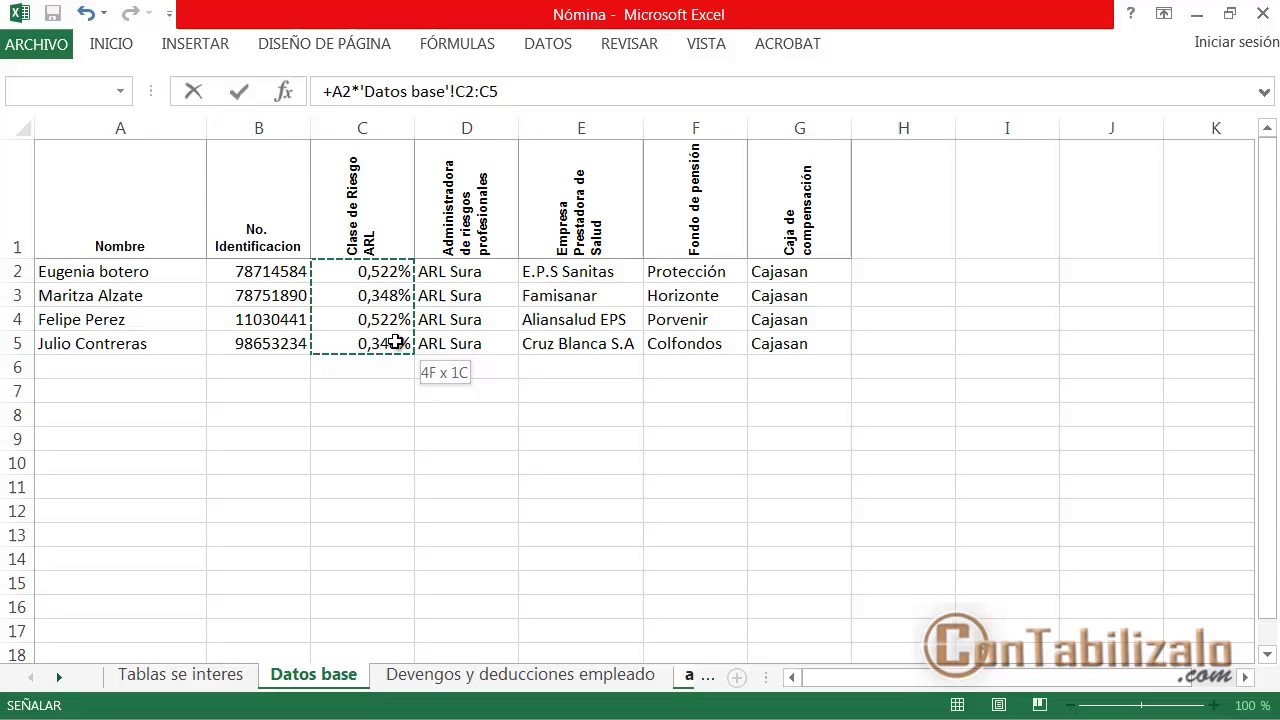 Ejemplo Provisiones por Parte del Empleador - YouTube