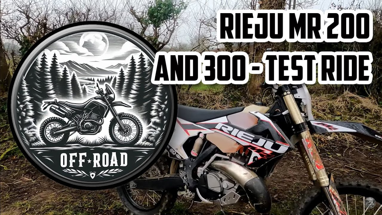 OFF ROAD - Riding Rieju MR 200, MR 300 and KTM 250 - YouTube