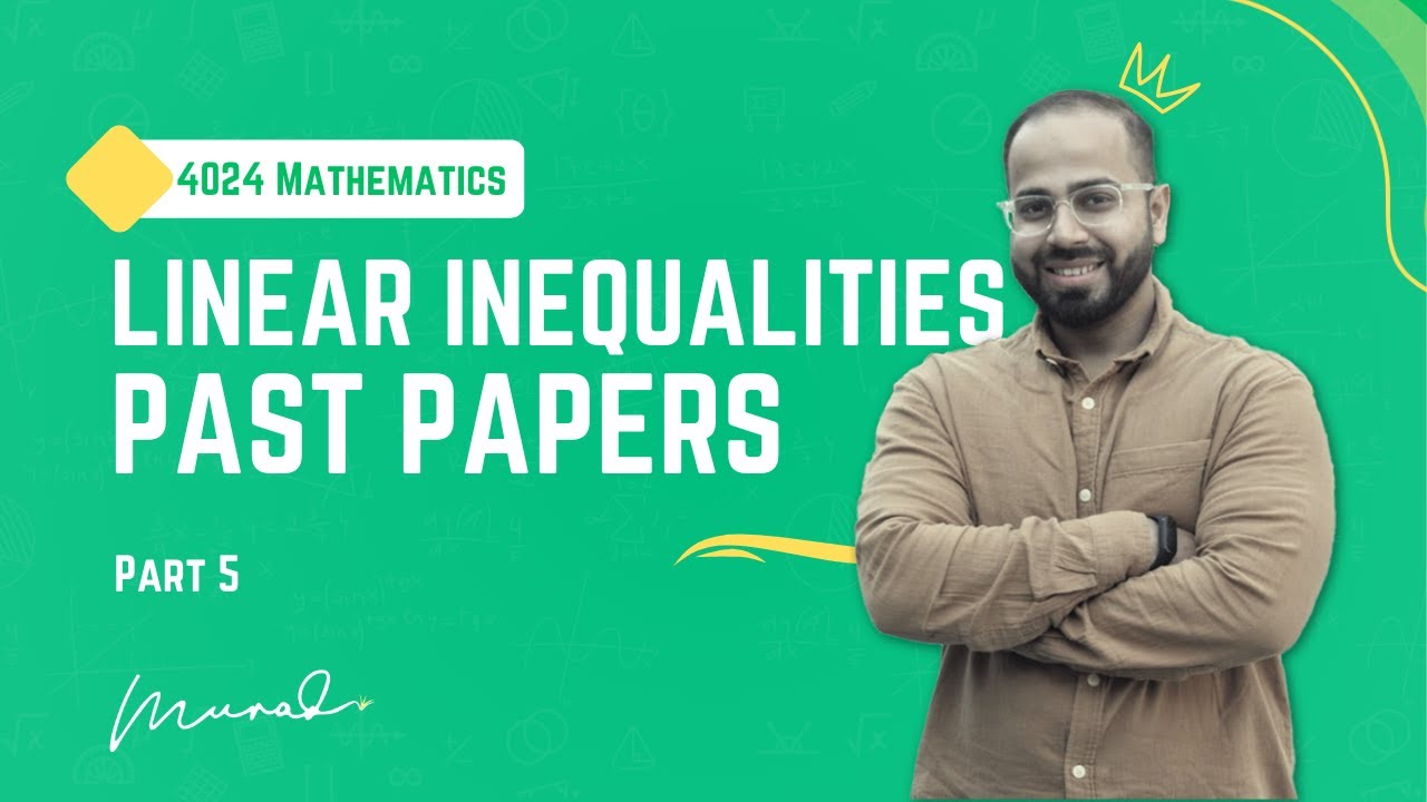 Challenging Linear Inequalities | Past Papers Solutions | Easy | Shaded region | Integers - YouTube