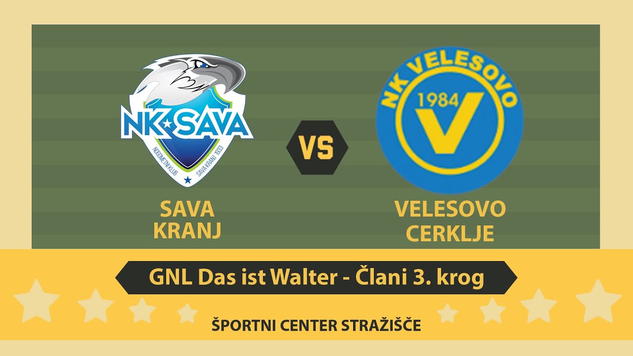 Nogometna tekma; Sava Kranj : Velesovo Cerklje - YouTube