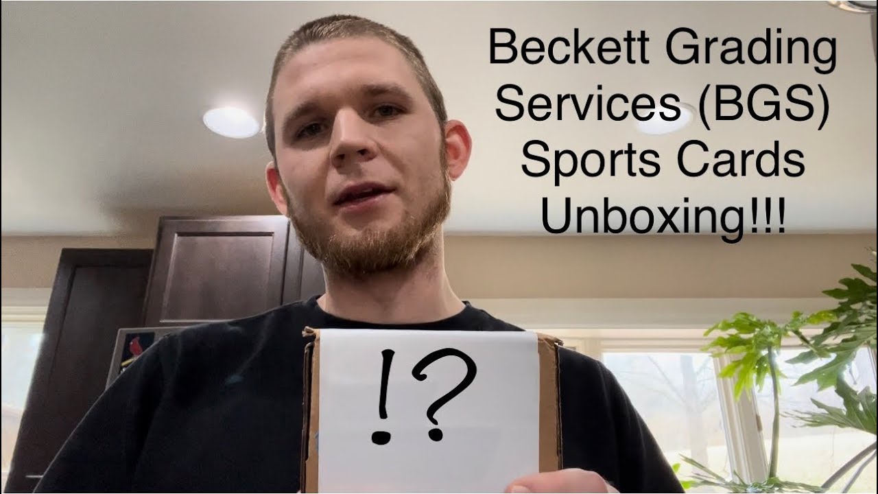 Beckett Grading Services BGS Graded Sports Card Unboxing Opening - YouTube