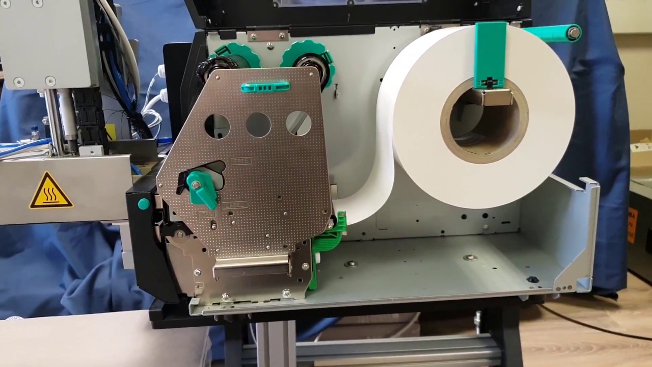 APLEX4 QuickSeal Linerless Label Applicator - YouTube