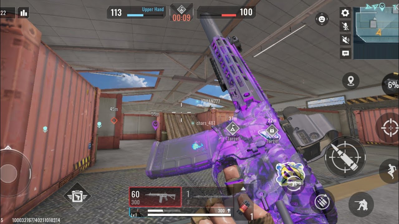 Using the M4A1 Violet Wraith Skin in Blood Strike.(No Commentary).# ...