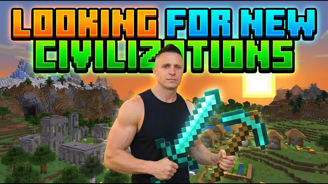 Looking for new civilizations | Lets Play /Tutorial Ep.60 Minecraft #minecraft - YouTube