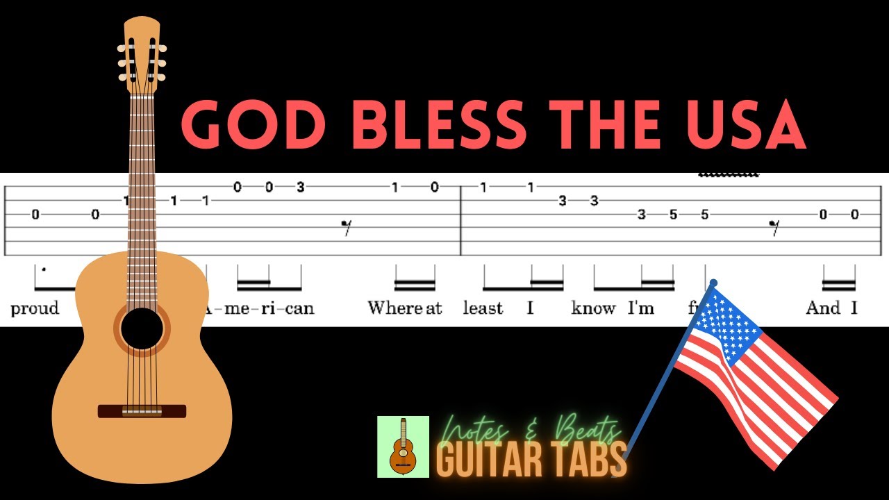 Lee Greenwood- God Bless the USA GUITAR TAB - YouTube