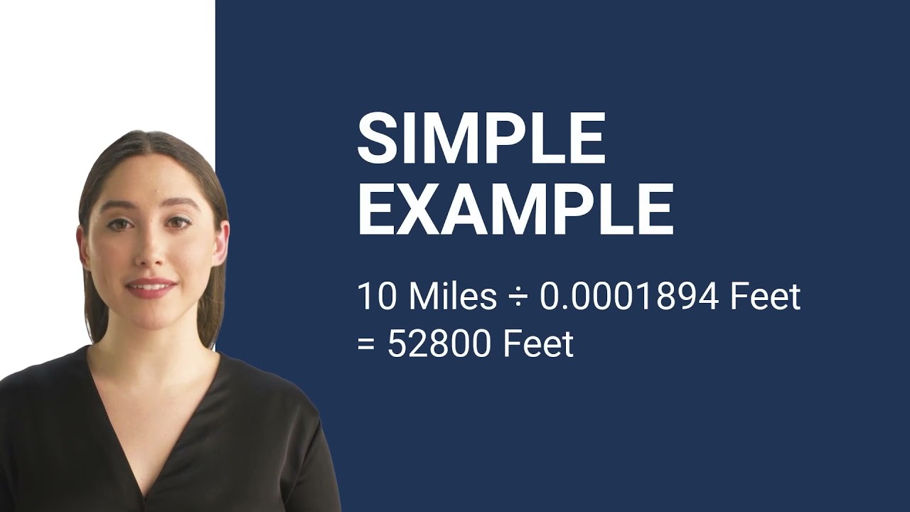 Convert From Miles To Feet YouTube