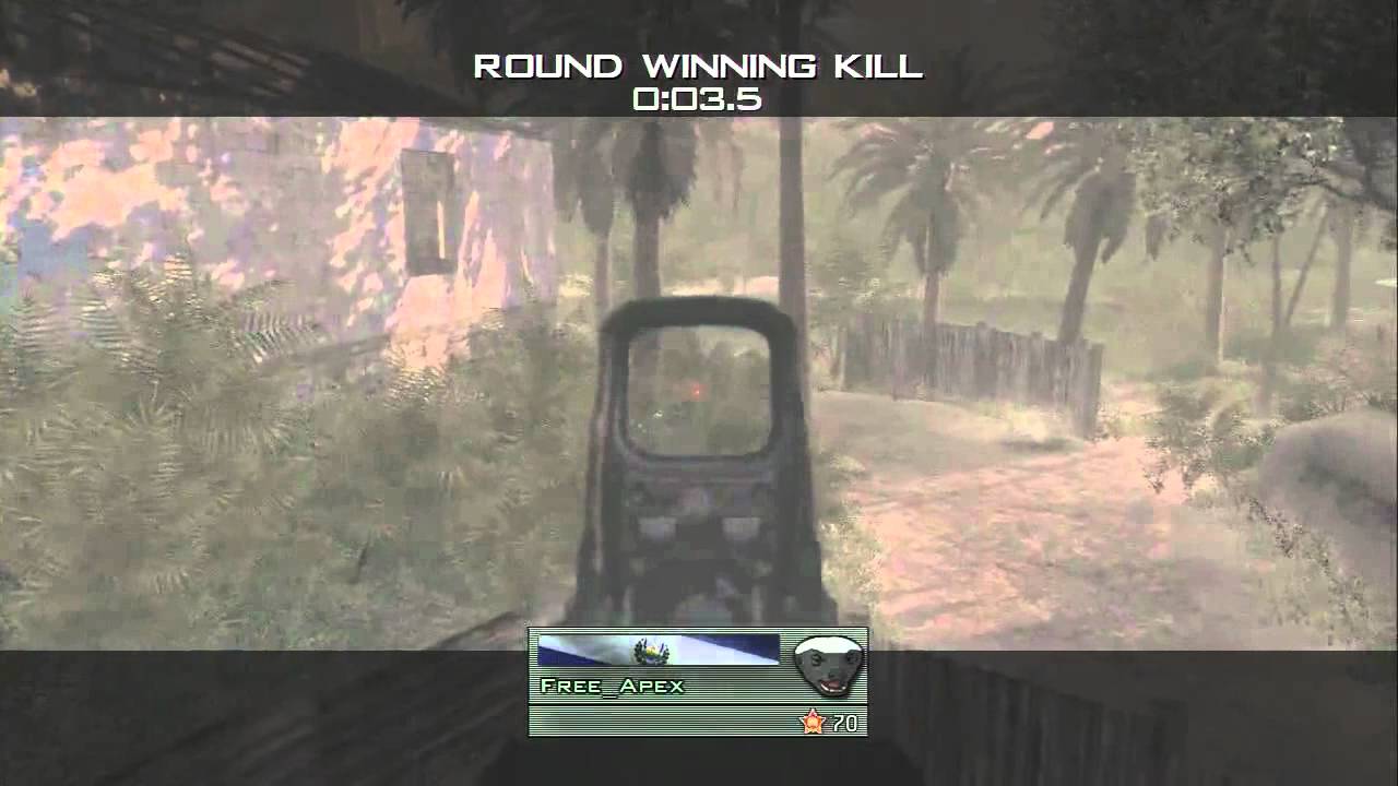 Dirty MW2 TMP Holographic Switch Shot!! - YouTube