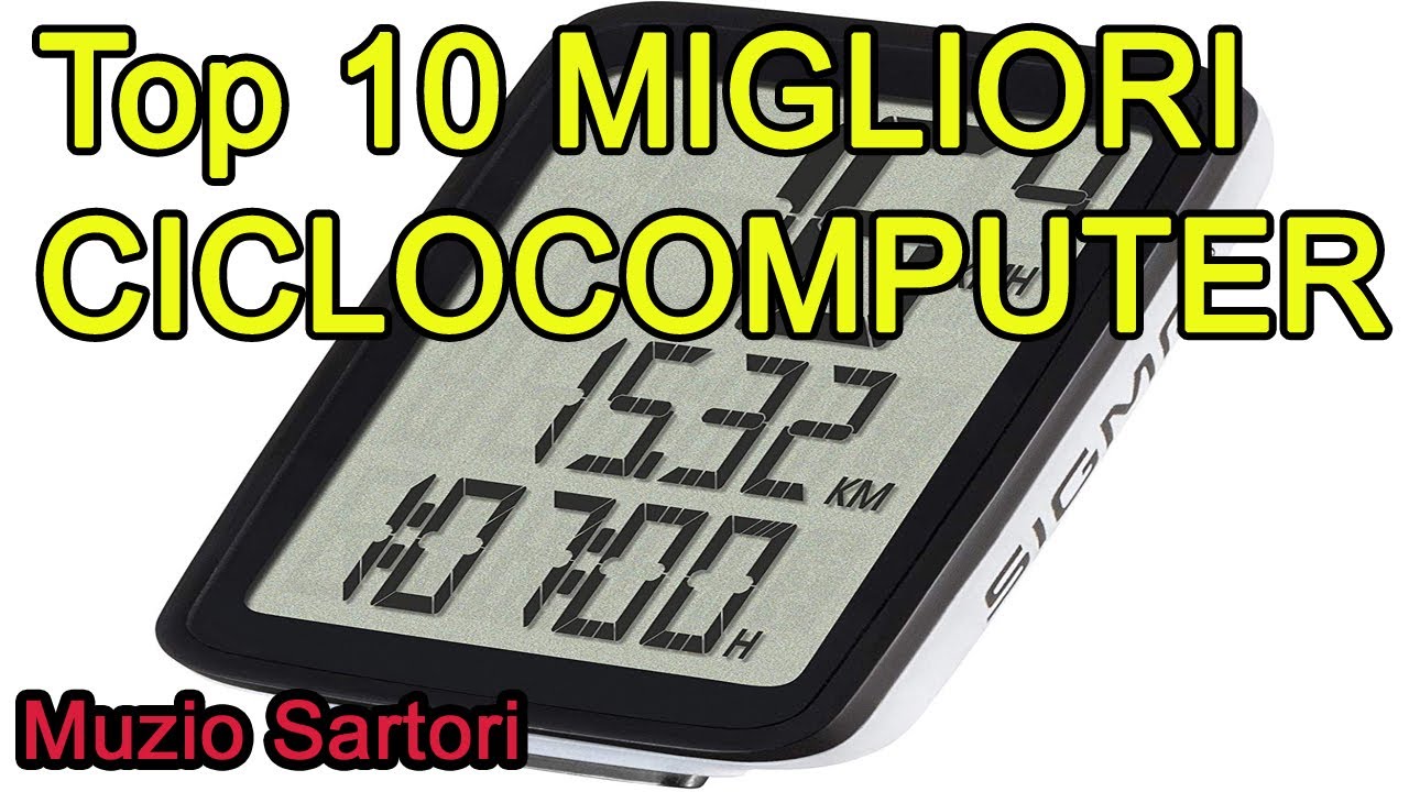 Top 10 MIGLIORI CICLOCOMPUTER 2021 - YouTube