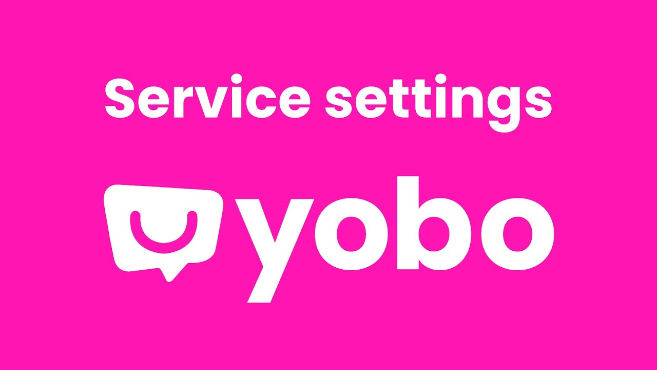 Service Settings | Yobo Tutorials - YouTube