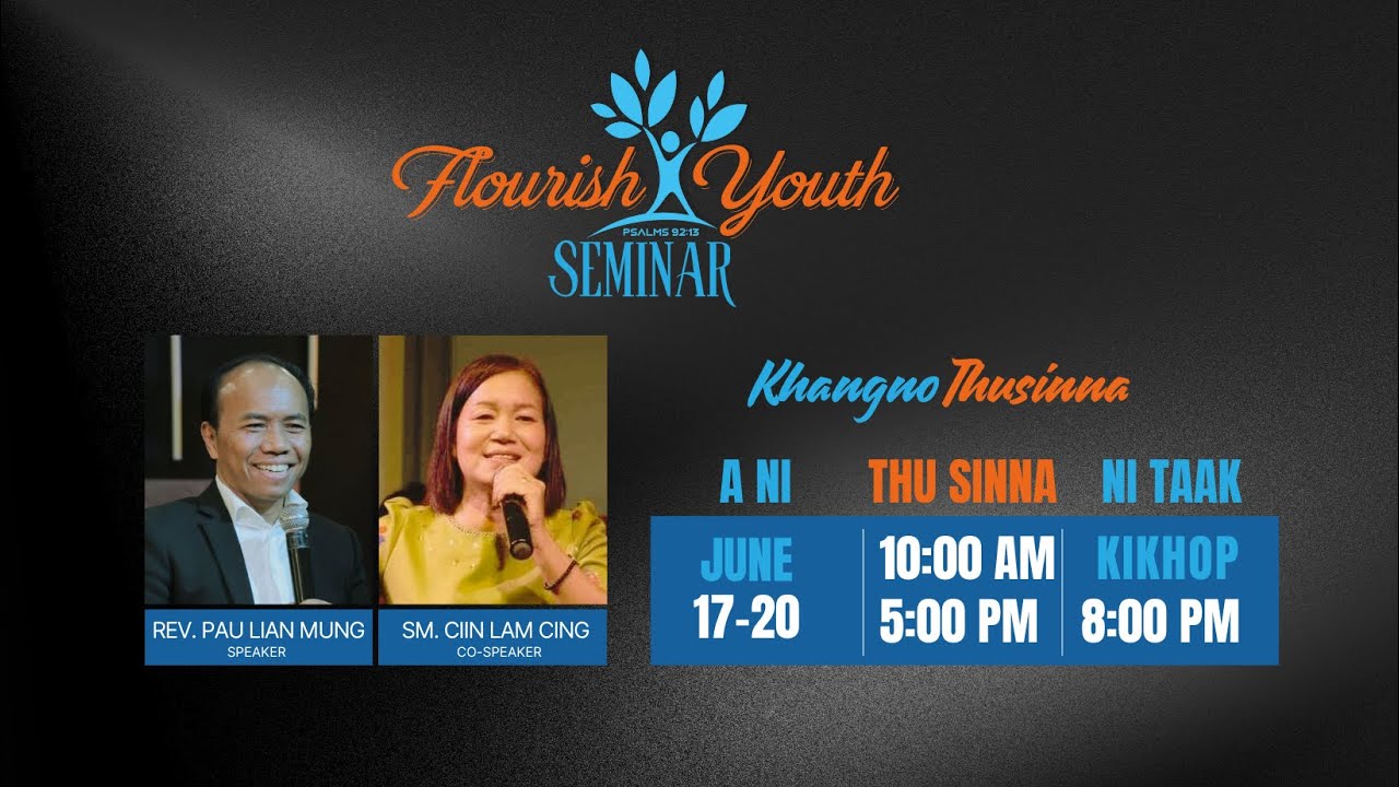 Rev. Pau Lian Mung | Flourish Youth Seminar, Day 3, Session 2 - YouTube