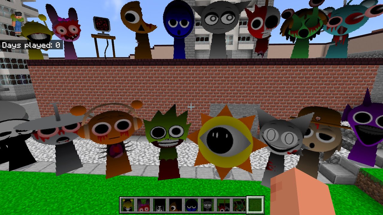 all Incredibox Sprunki (Horror Version) ADDON | Minecraft PE - YouTube