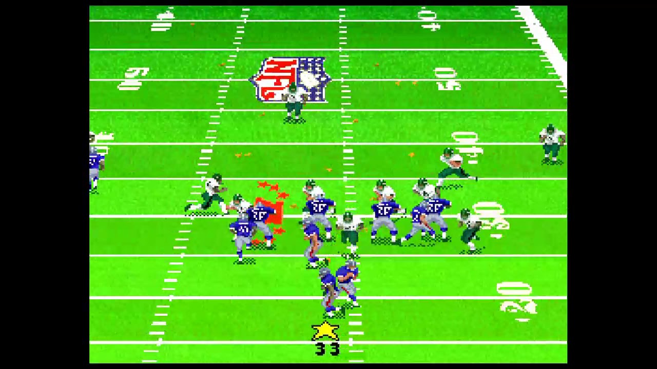 Madden NFL 97 SNES Philadelphia Eagles at New England Patriots - YouTube