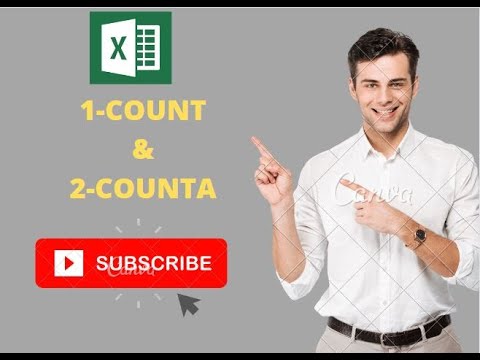 Differences between Count and Counta formule - YouTube