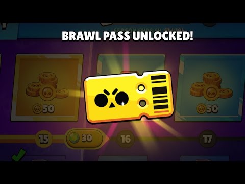 Brawl Stars. Opening The Brawl Pass For Free. Not Fake - YouTube