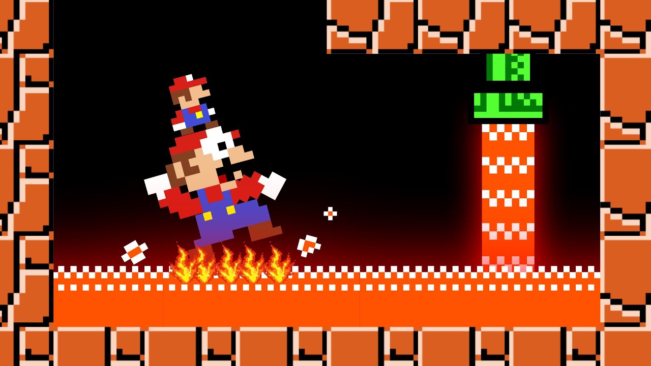Mario and Tiny Mario's Lava Maze Mayhem - YouTube