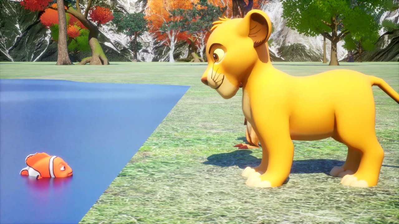 Timon & Pumbaa teach Simba a lesson - YouTube