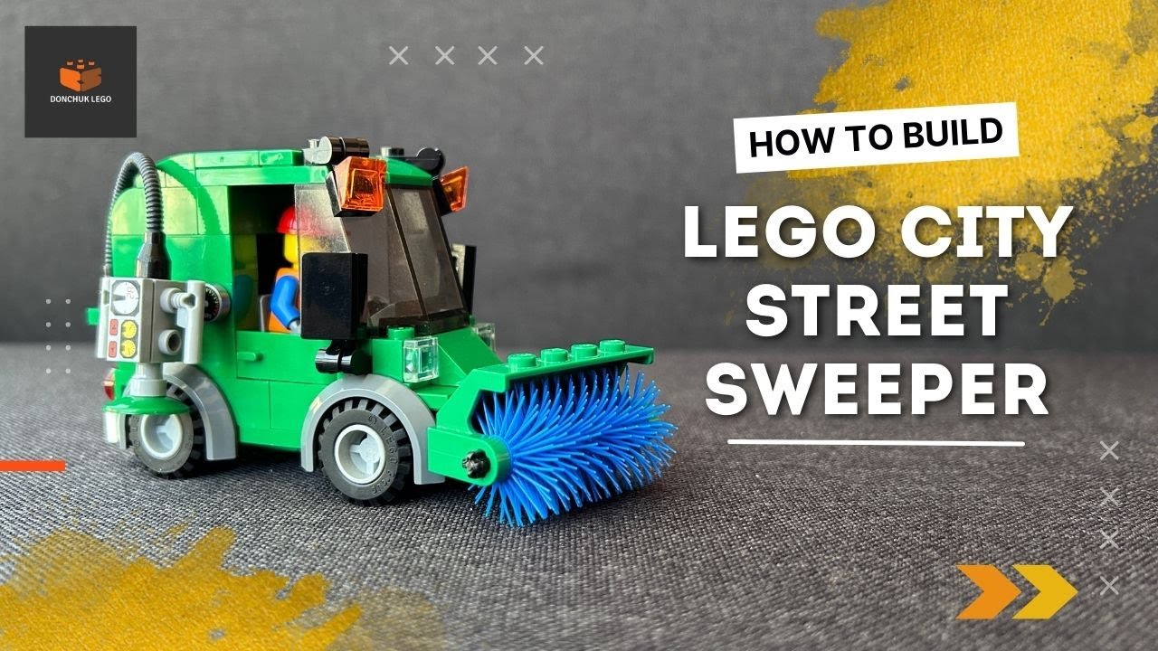 How to Build Lego City Street Sweeper - Lego City Tutorial - YouTube