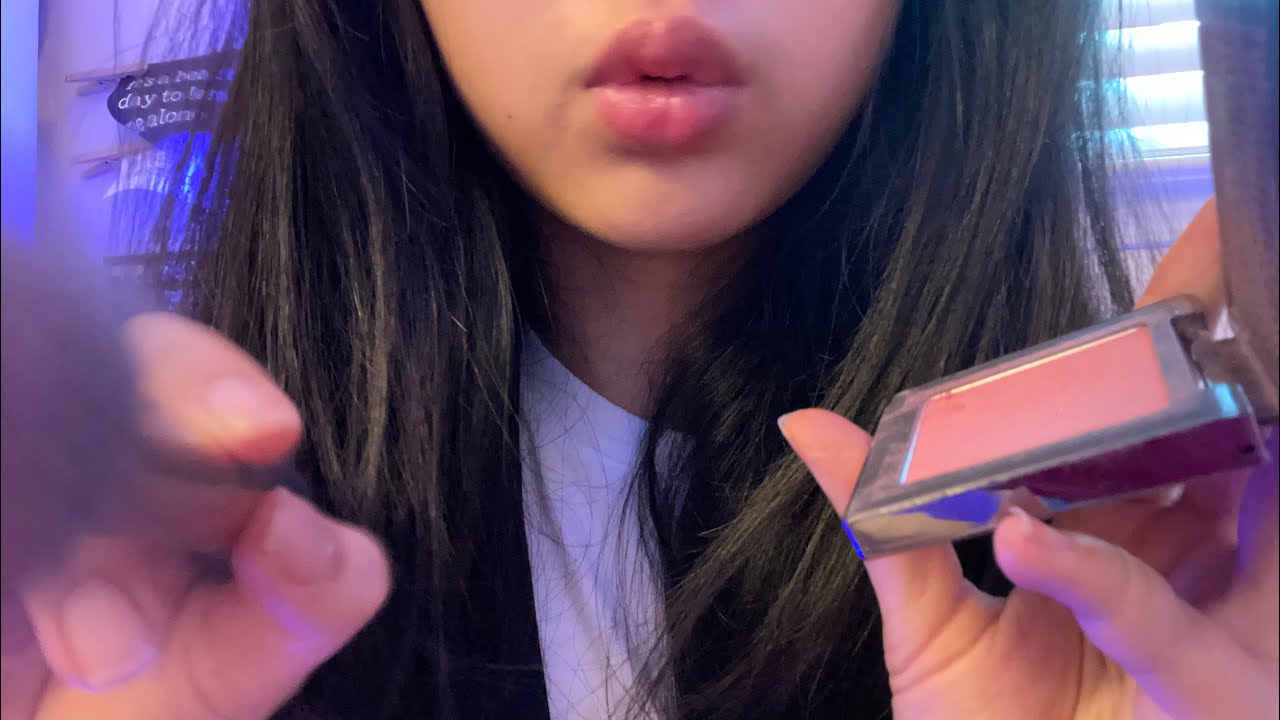 ASMR Co-worker Does Your Makeup Fast and Aggessive💄 💋 - YouTube