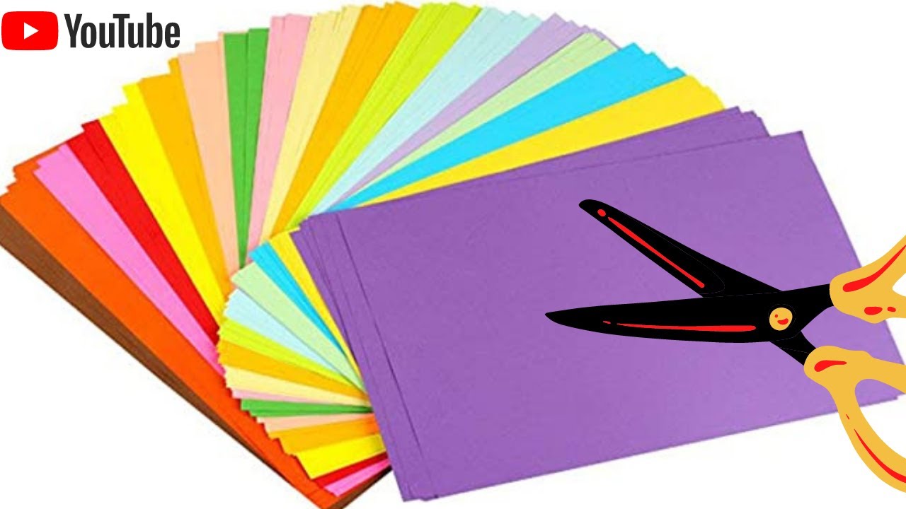 Paper Craft Idea || Craft Color Paper || Craft Idea With Color Paper ...