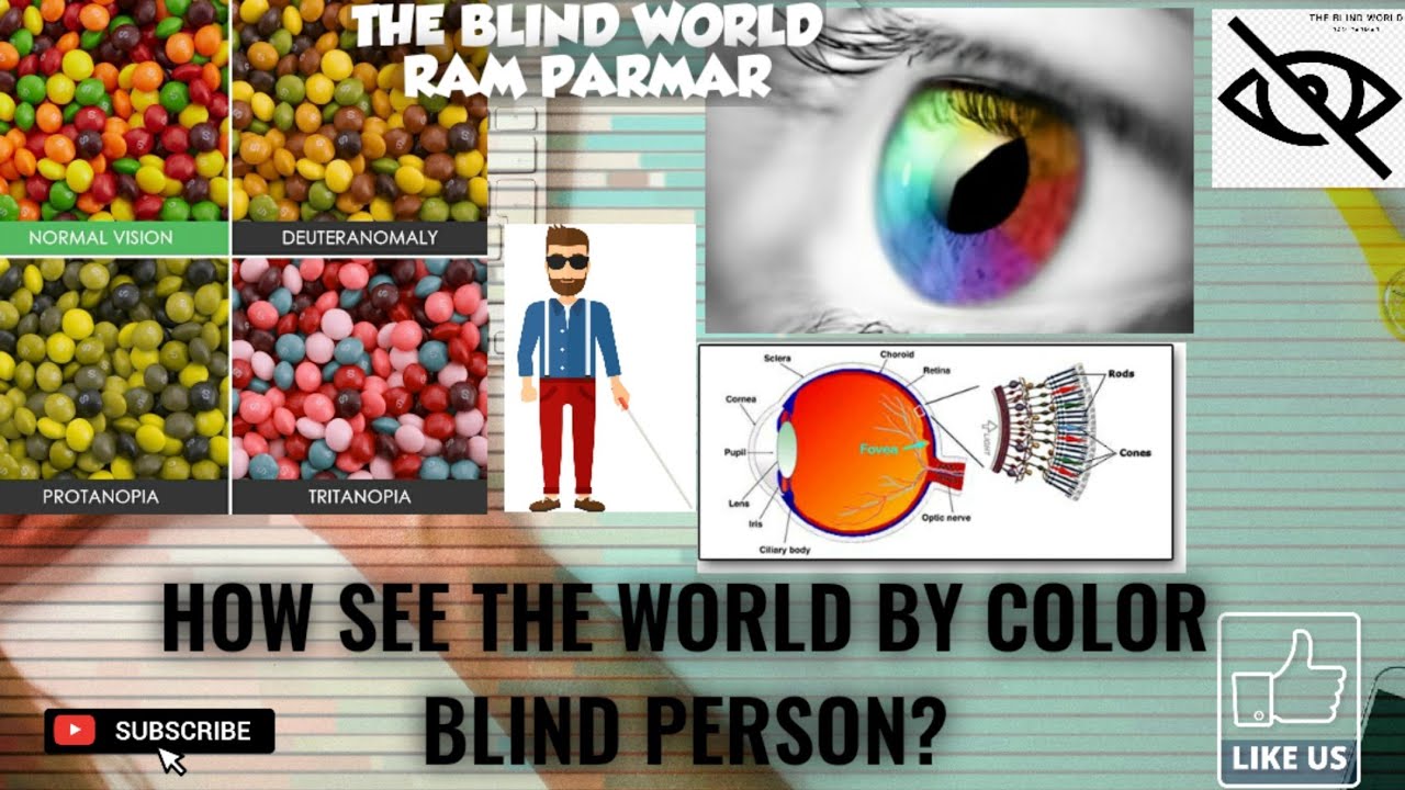 HOW SEE THE WORLD BY COLOR BLIND PERSON?? - YouTube