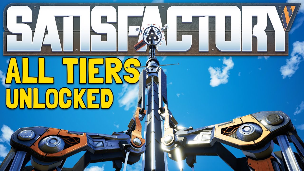 UNLOCKING ALL TIERS! (TIER 7) in Satisfactory - Episode 15 - YouTube