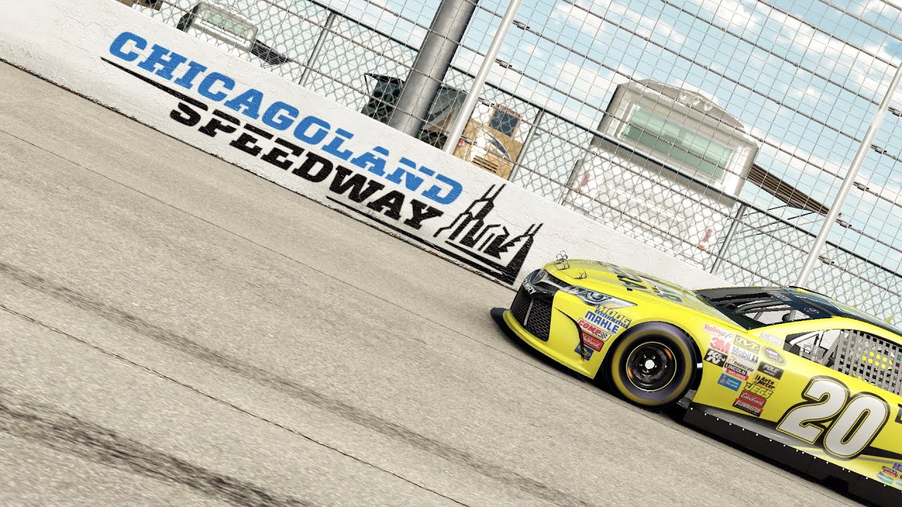 NASCAR '15 - #20 Joe Gibbs Racing Toyota - Chicagoland Speedway - YouTube