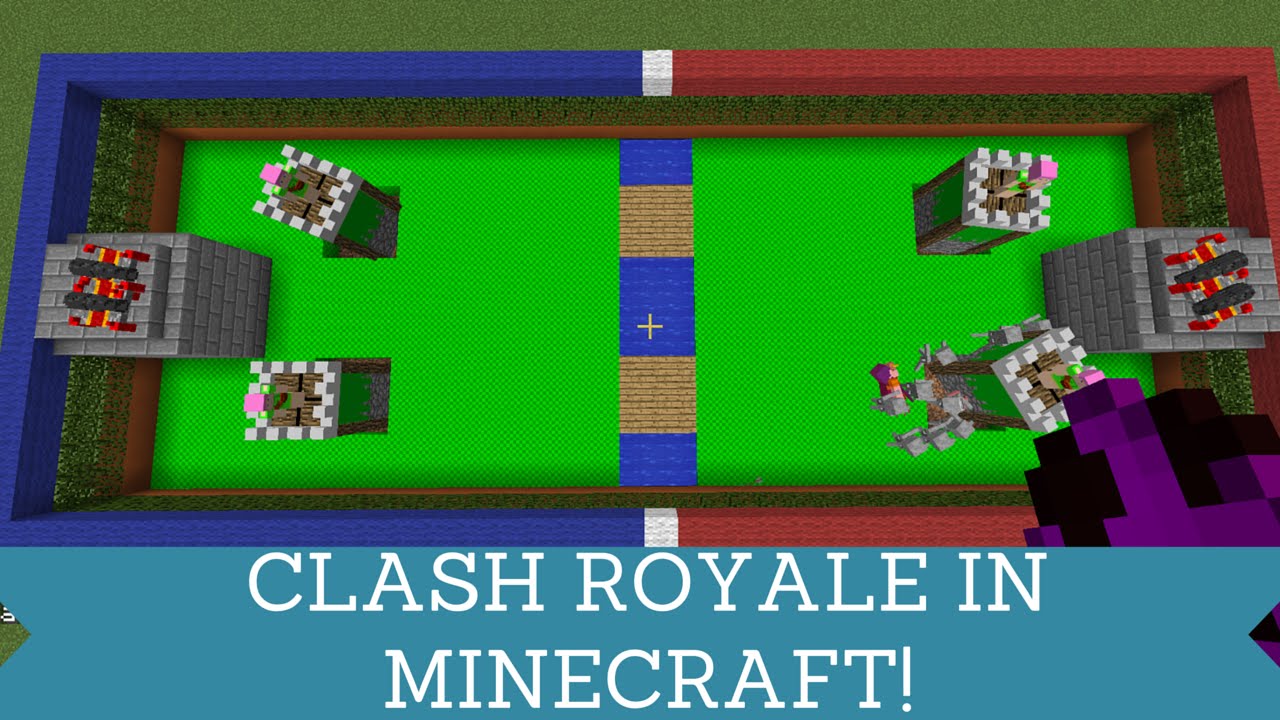 come giocare a clash royale in minecraft! - YouTube